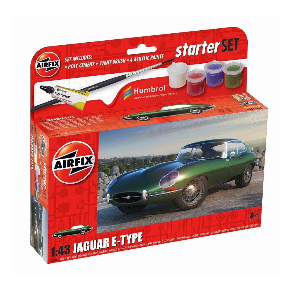 Airfix Model Kit Starter Sets - Cars, Planes, Tanks, Ships w/Paint ...