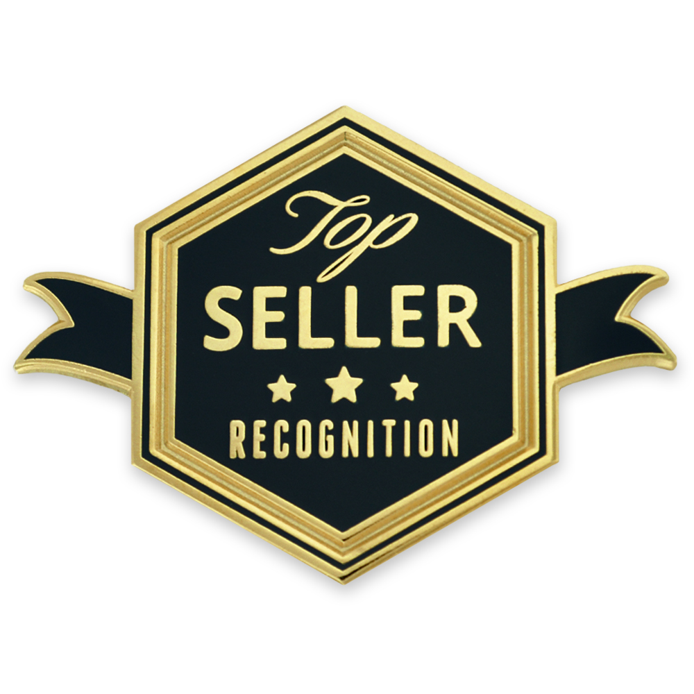 PinMart's Top Seller Employee Recognition Enamel Lapel Pin | eBay