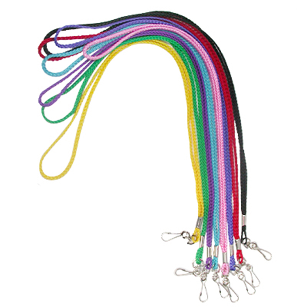 25 Pack - Cord Lanyard Neck Ribbons - Select Your color | eBay