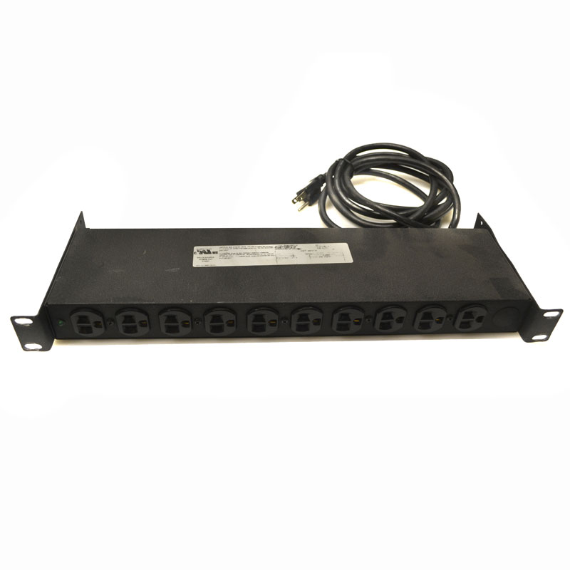 Geist E76064 Relocatable Power Tap 10 Outlet Surge Protector with Rail ...