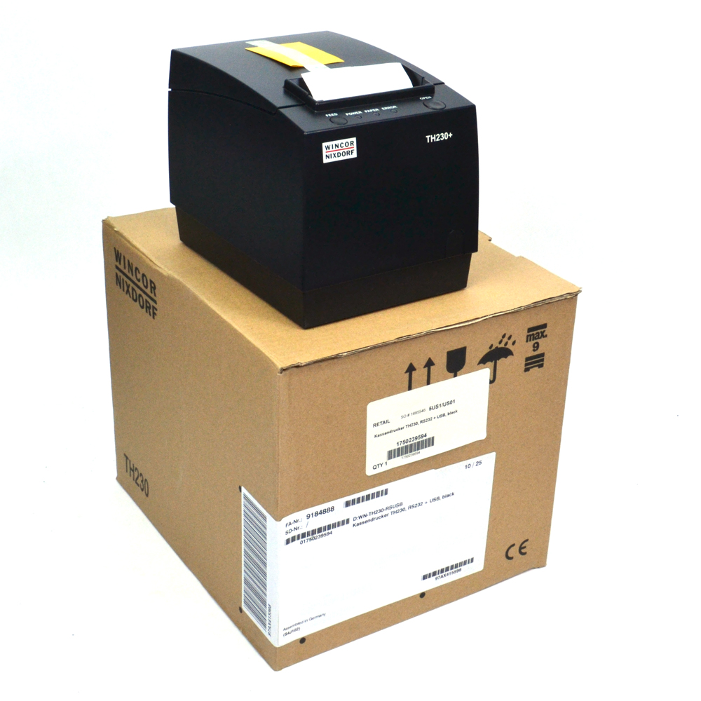 NEW Wincor Nixdorf TH230+ Thermal Printer 01750119382 01750239594 RS ...
