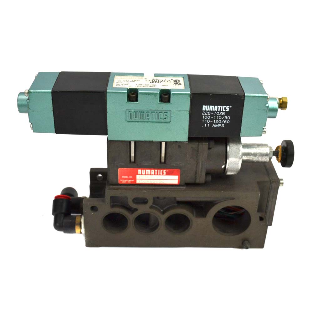 Numatics 228-702B 120V Numatic Valve + 153RS115C Valve Pressure ...