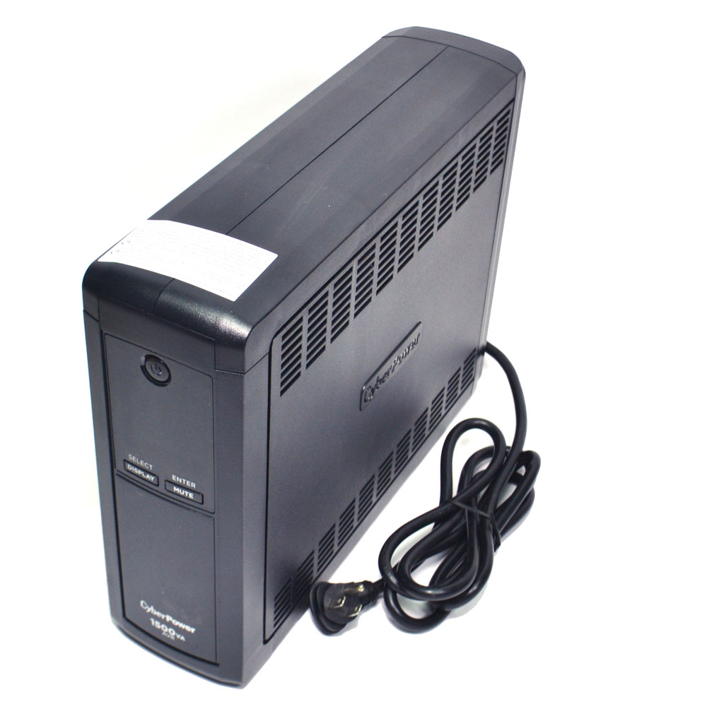 CyberPower CP1500AVRLCD 1500VA 900W 120VAC Intelligent LCD UPS NEMA 5 ...